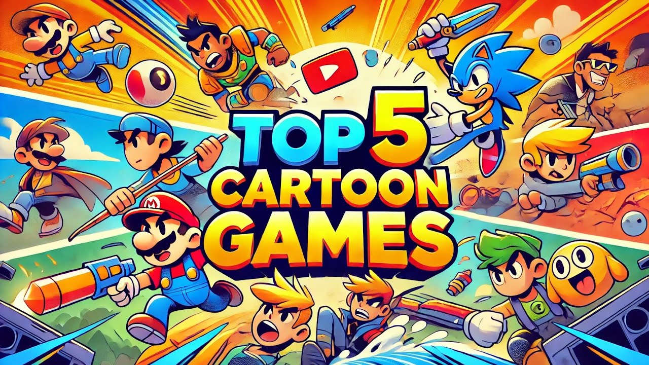"Top 5 Cartoon Games for Kids 2025 Best Fun & Educational Games # ...