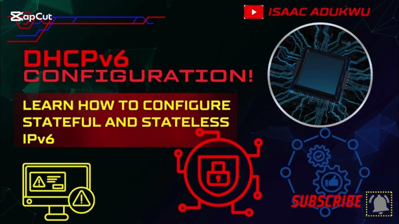 DHCPv6 Configuration |Stateful and Stateless | Cisco packet tracer - YouTube