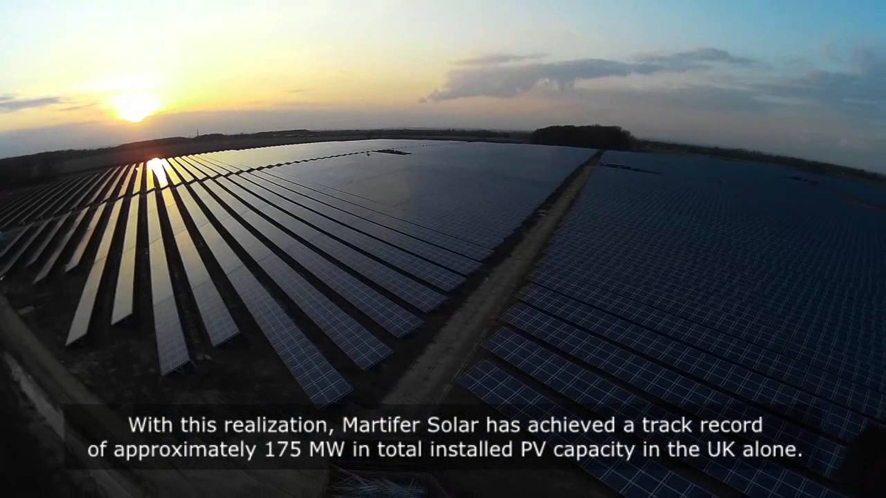 Martifer Solar UK 2015 - New 5 PV Plants - YouTube