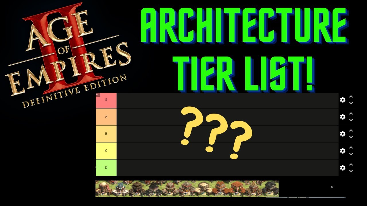 Age of Empires 2 Architecture Tier List - YouTube
