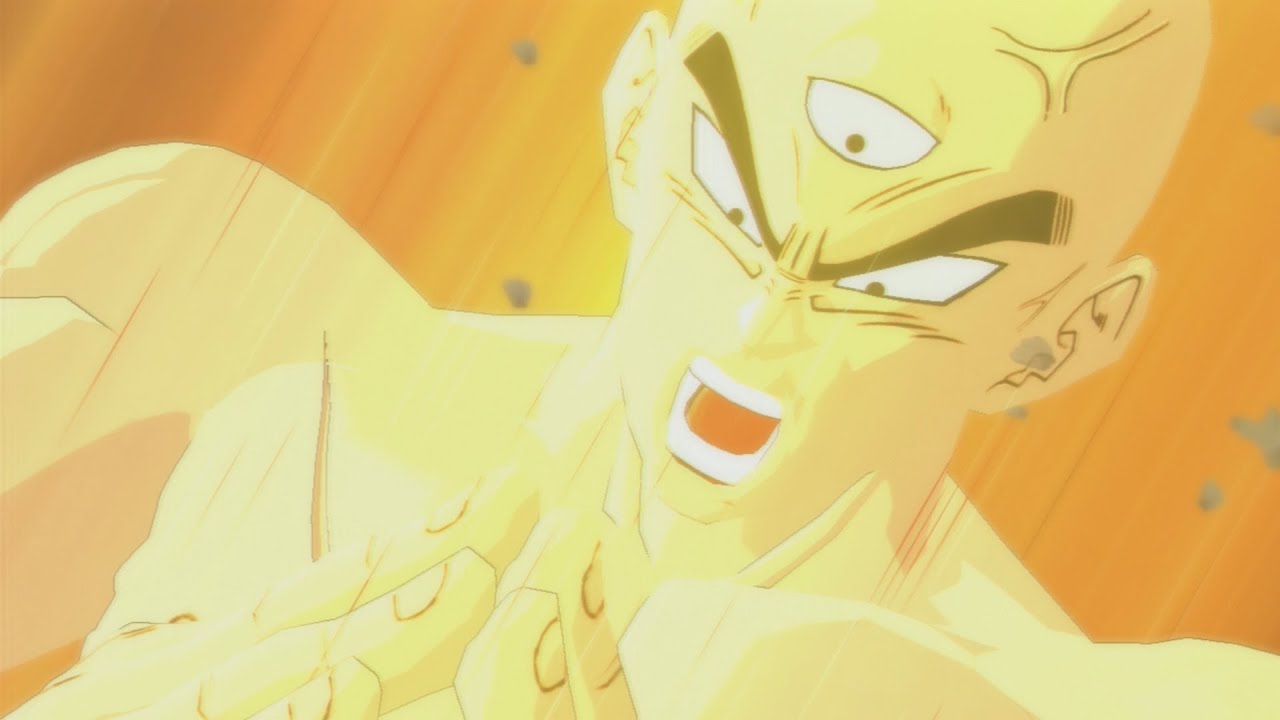 Dragon Ball Z: Burst Limit - Cell Saga - Tien Risks It All! - YouTube