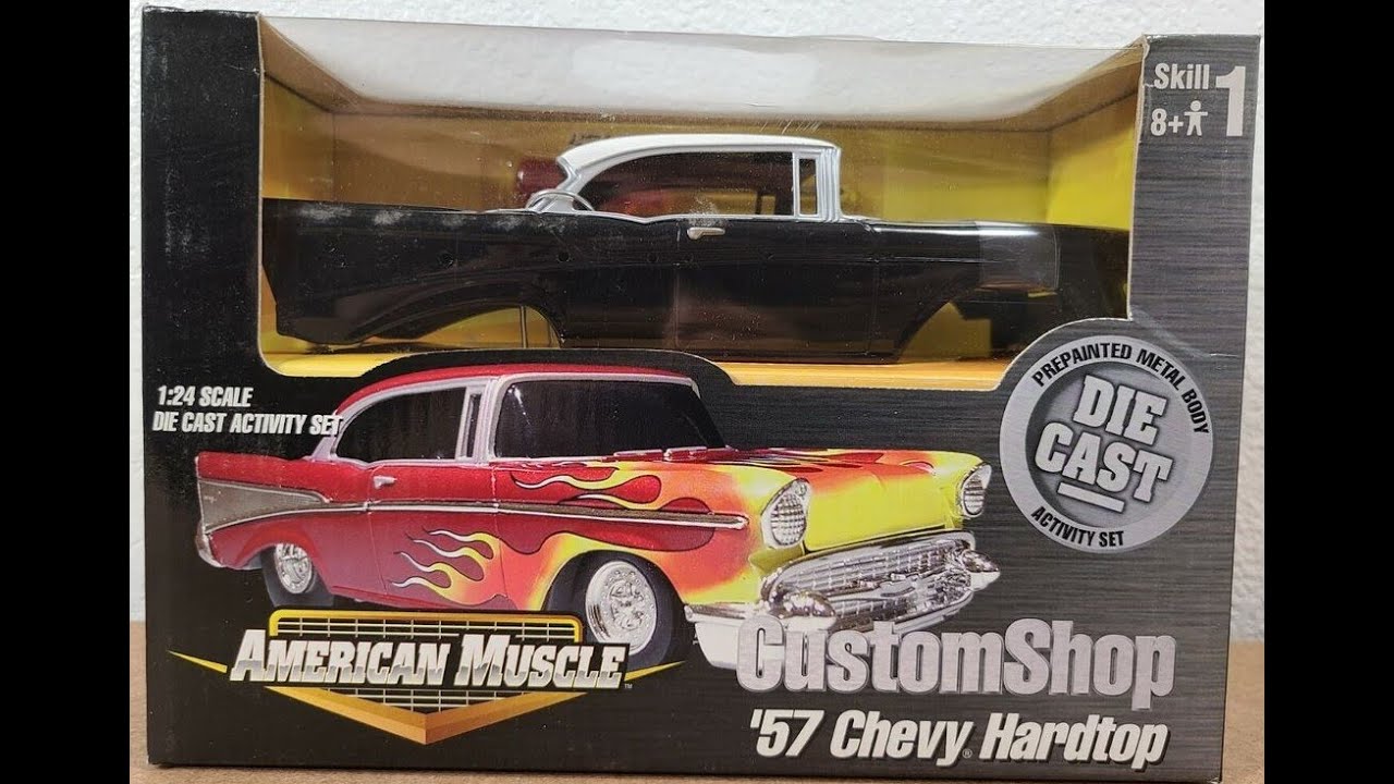 ERTL American Muscle, Custom Shop, '57 Chevy Hardtop - YouTube