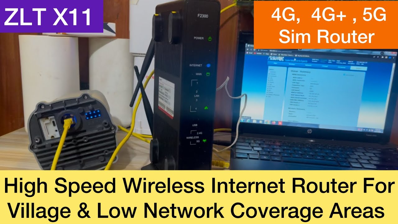 High Speed internet For Village Areas || Best Sim Router For Weak ...