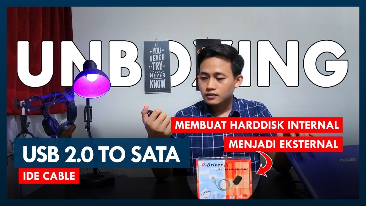 Membuat Harddisk Internal Menjadi Eksternal - R-Driver III. USB 2.0 TO ...