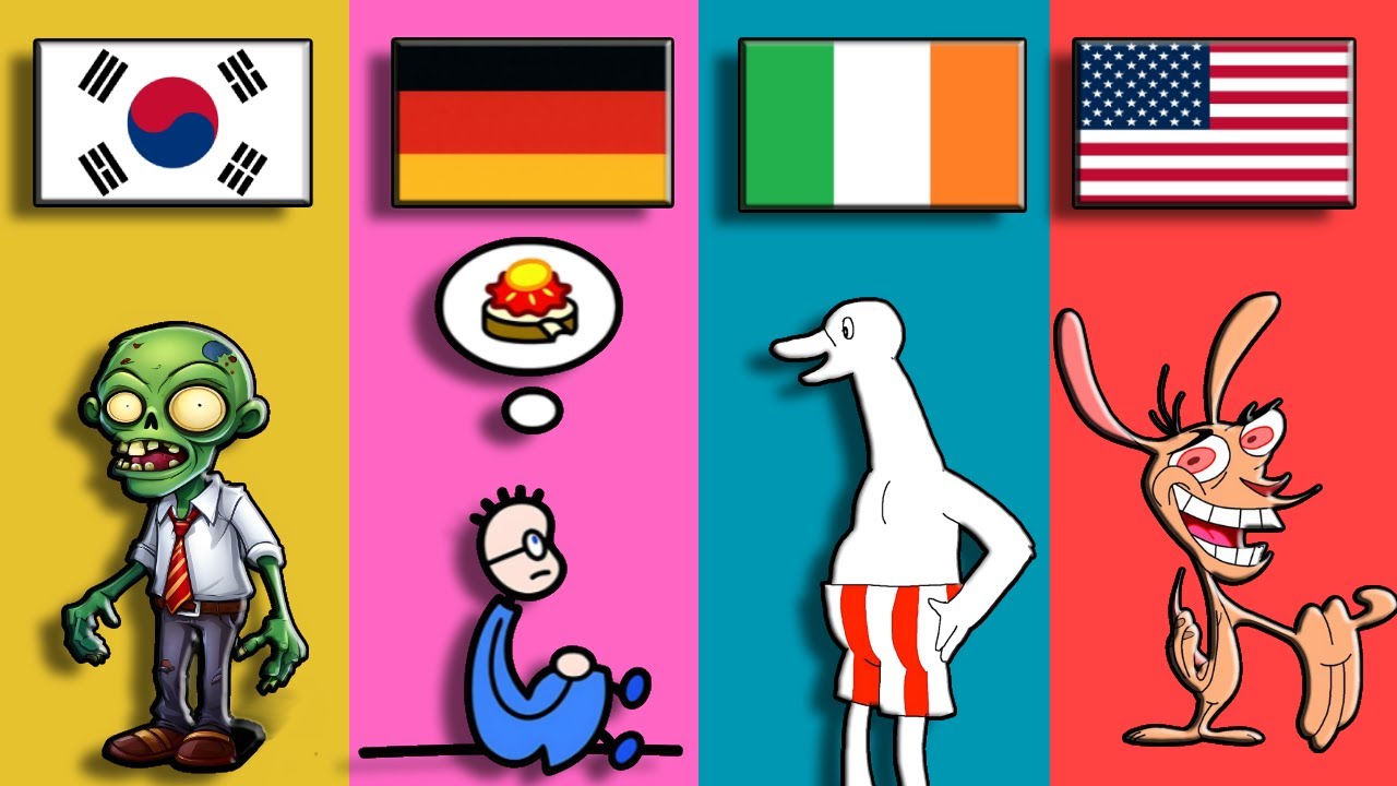 Cartoon From Different Countries ..part 35 - YouTube