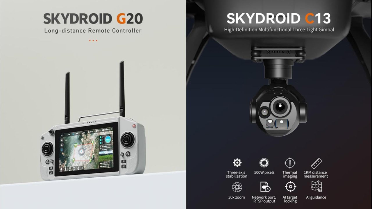 Skydroid C13 Connects to Skydroid G20 - YouTube