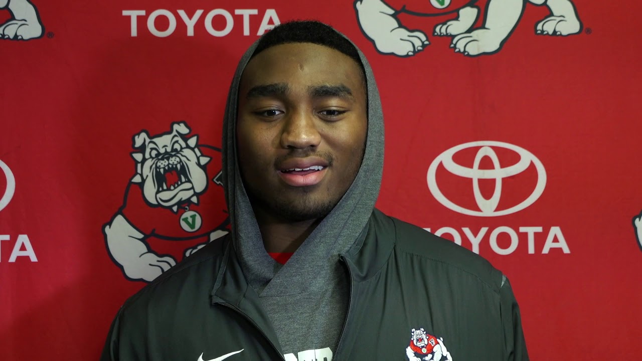 Fresno State Football: Arron Mosby Postgame Press Conference 11/15/19 ...