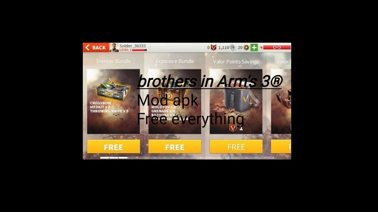How to Hack Brothers in Arms 3 No Root - YouTube