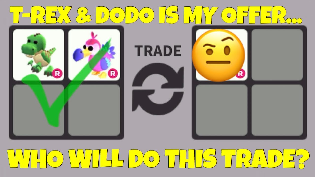 T-Rex And Dodo Is My Offer For His Pet! Am I Over? Let Me Know If You ...