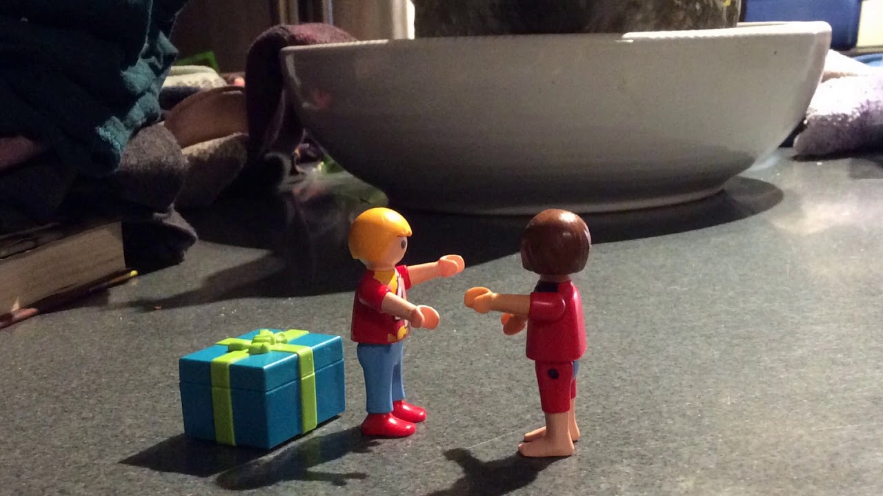 2 boys fighting over a present 💝 - YouTube