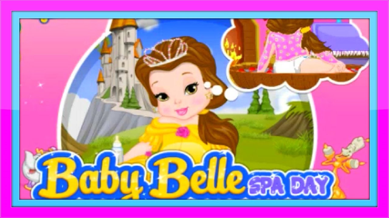 Baby Belle Spa Day / Baby Game / Dress Up Game - YouTube
