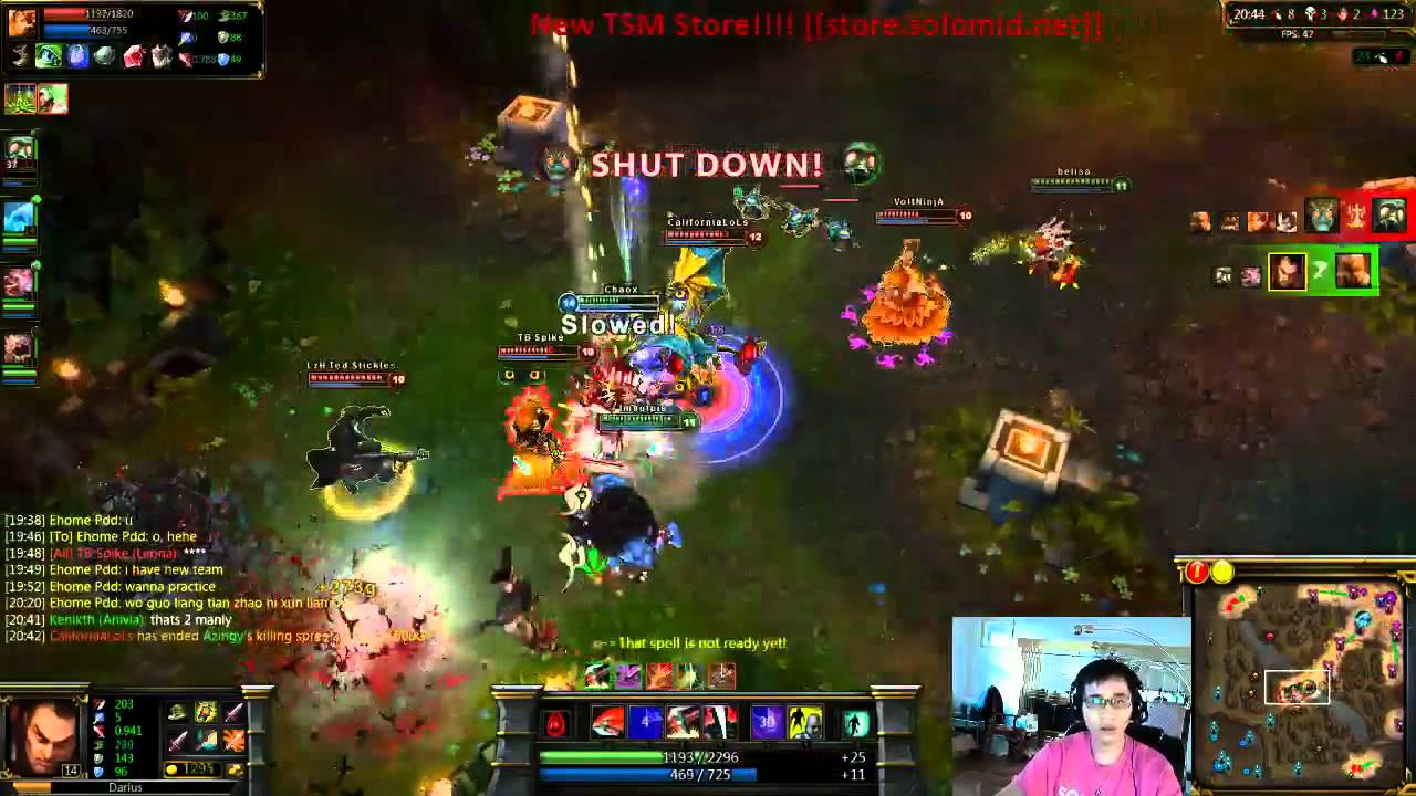 TSM Chaox Pentakill with Darius - YouTube