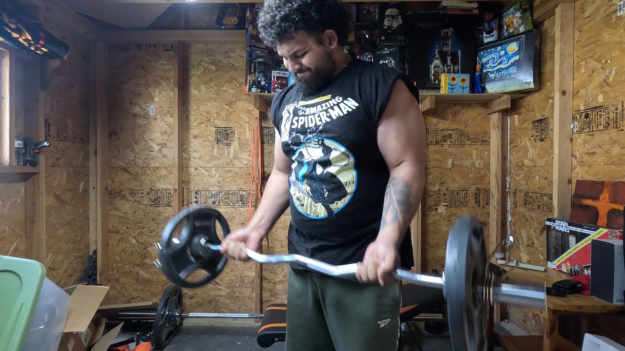 Bodybuilding in Shed Spring Cut Arc Day 1 - Arms #bodybuilding #gains # ...