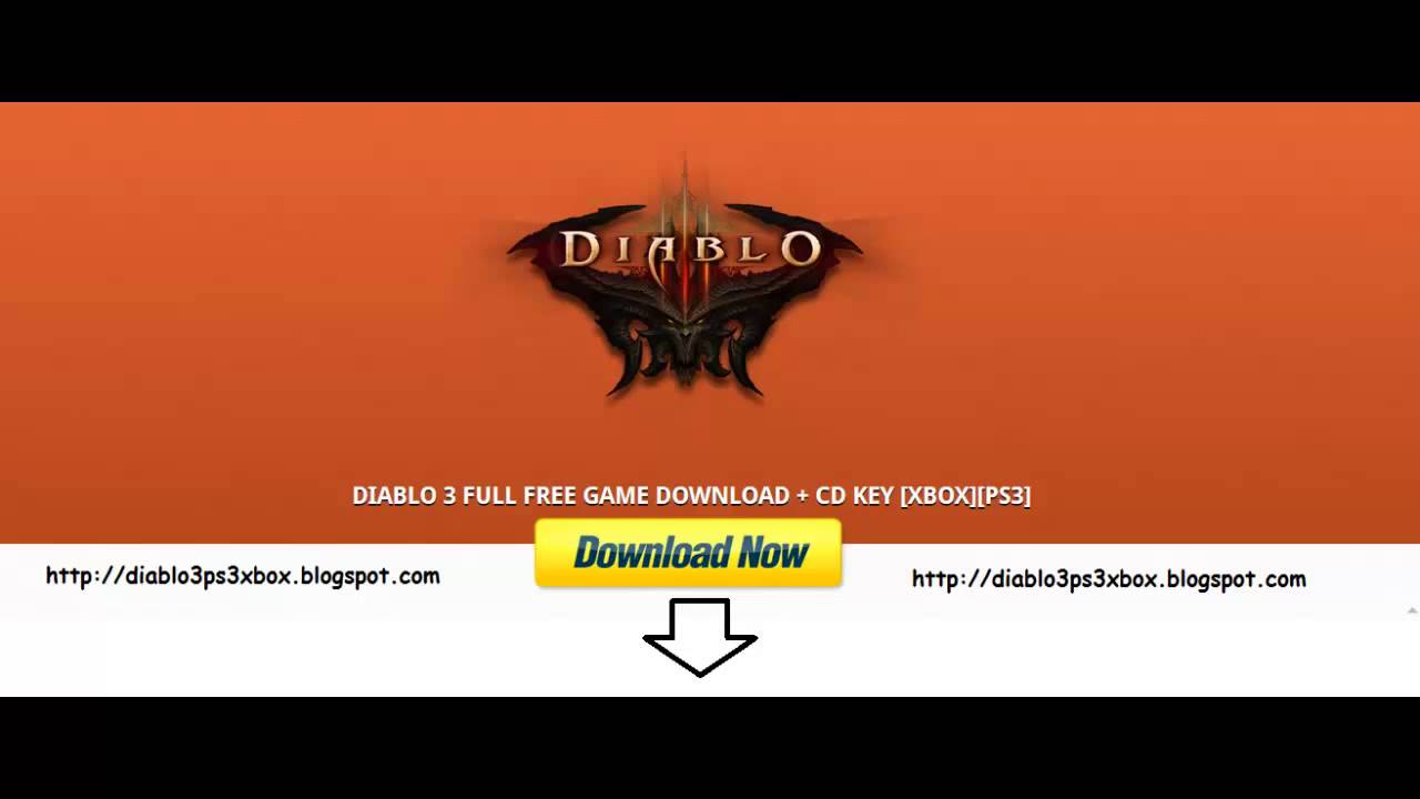 DIABLO 3 FULL FREE GAME DOWNLOAD + CD KEY [XBOX][PS3] - YouTube