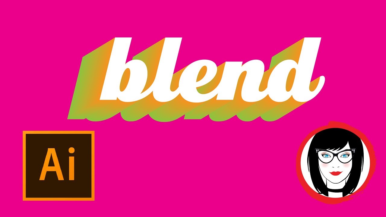 How to create a 3D shadow with the blend tool in Illustrator! - YouTube