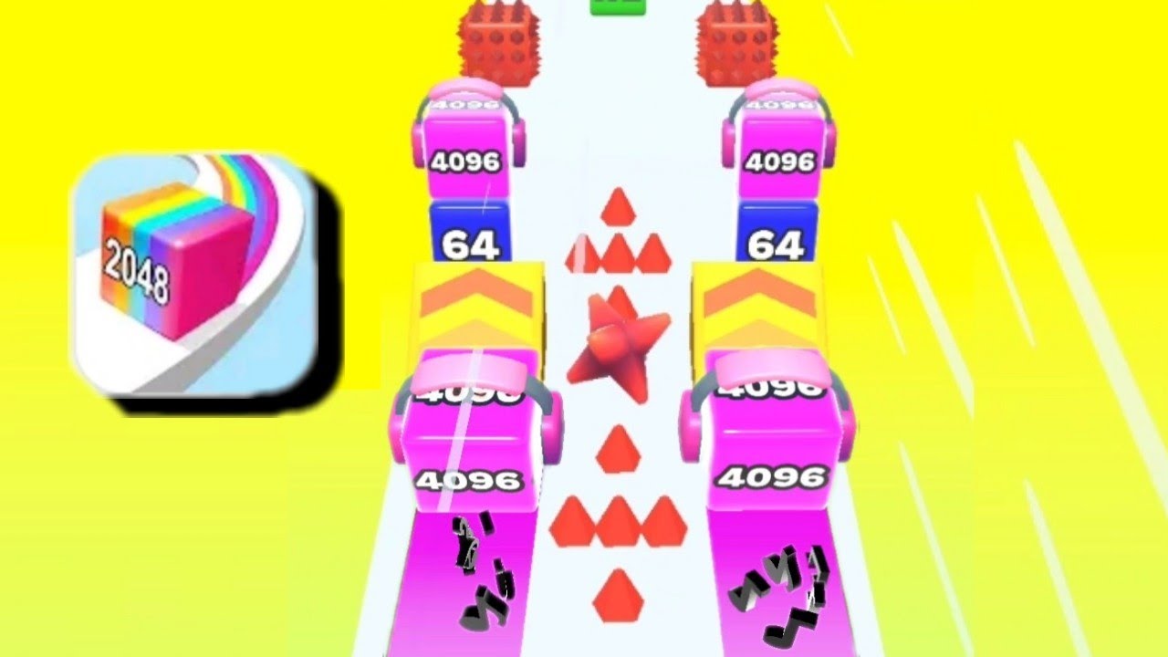 Jelly Run 2048 - All Levels Gameplay (iOS & Android) Part 10 - YouTube