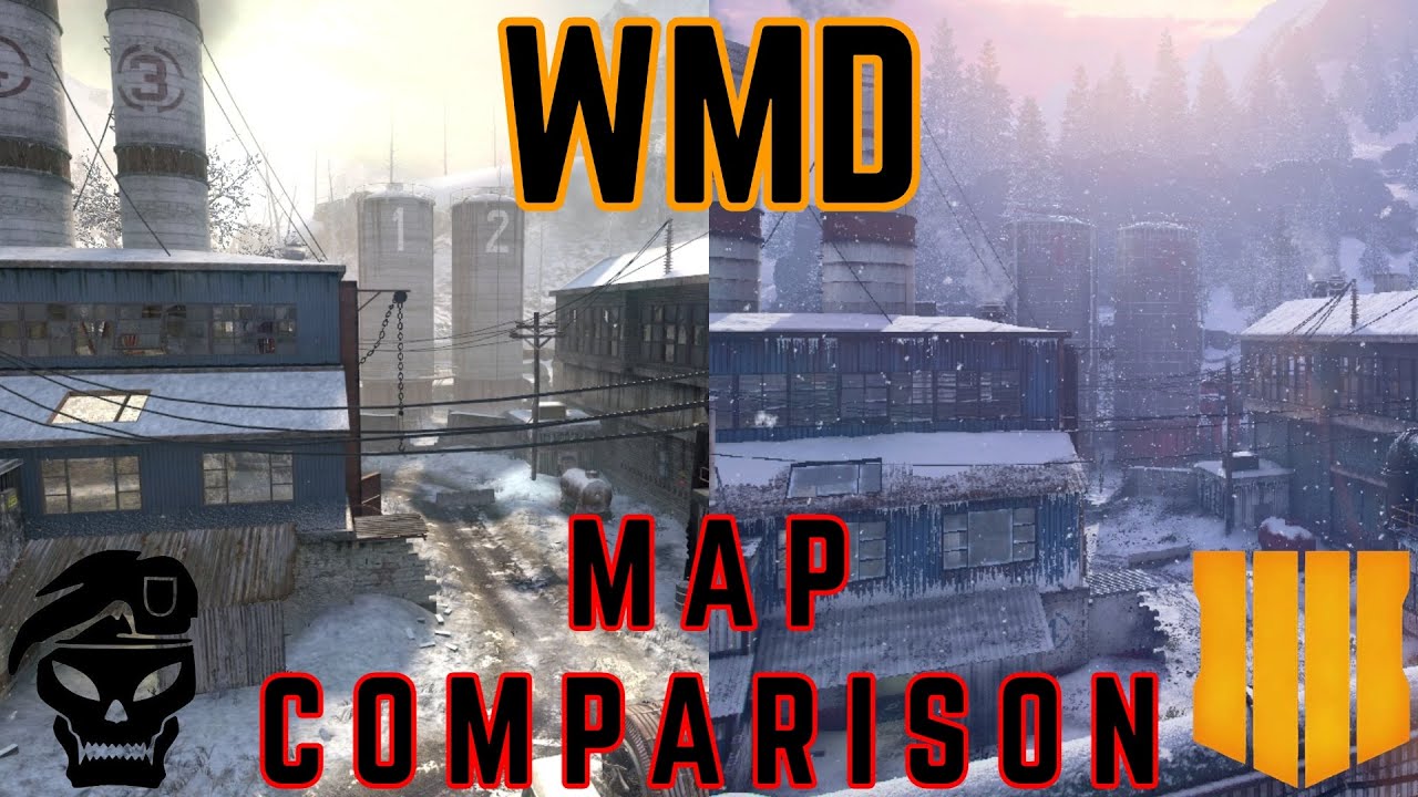 WMD remastered map comparison // BO1 & BO4 - YouTube