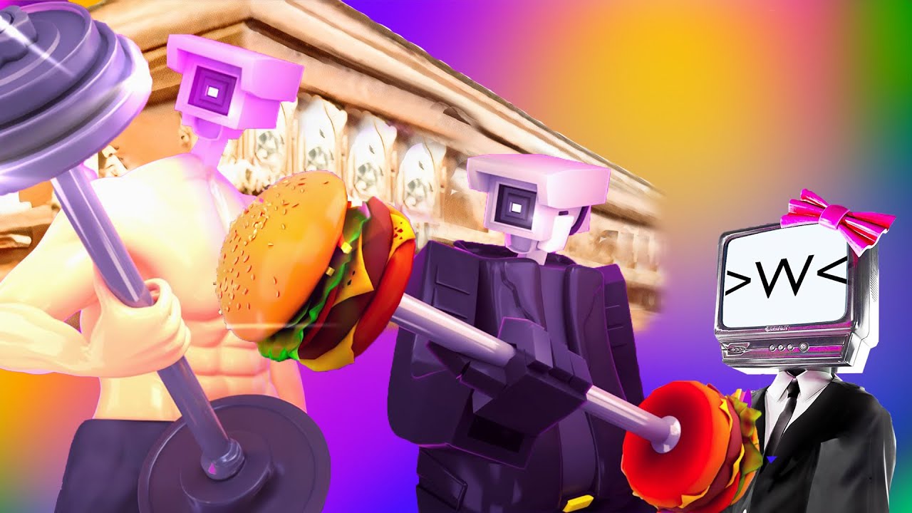 Muscle Camera Man & Fat Camera Man (skibidi toilet animation) - Coffin ...