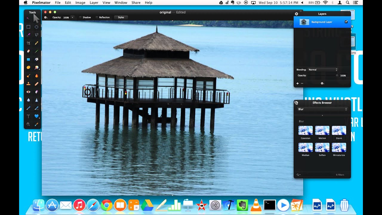 How to change exposure and colour balance on Pixelmator - YouTube