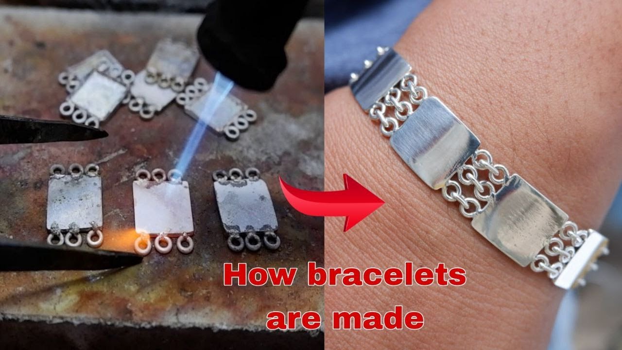 How to make a silver bracelet [Jewelry Silver][ Handmade jewelry] PICH ...
