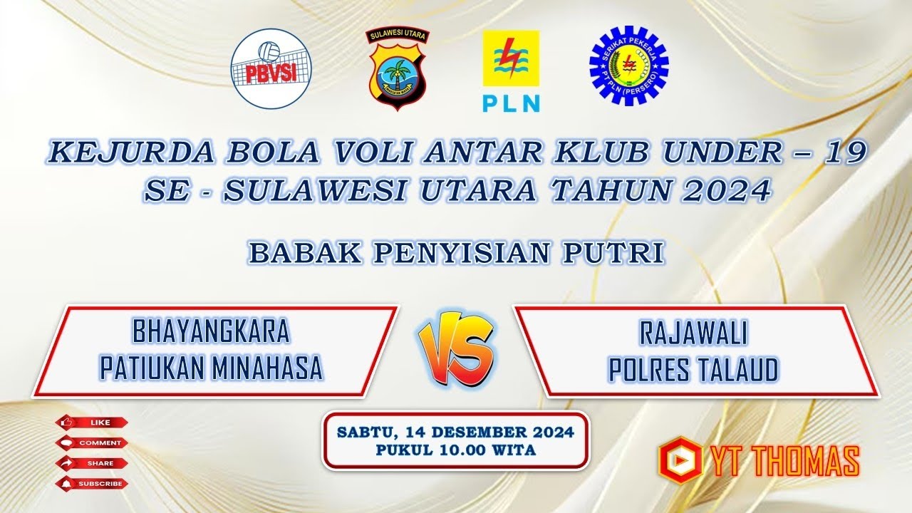 Pertandingan Tim Putri PATIUKAN MIN Vs RAJAWALI TALAUD ||KEJURDA UNDER ...