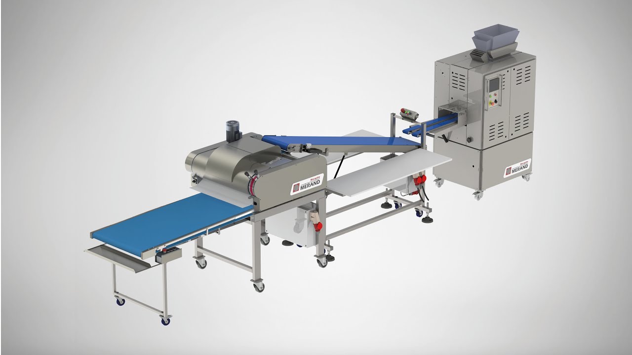 Elongated buns production | Rolling Line with Armor ABS Moulder - YouTube