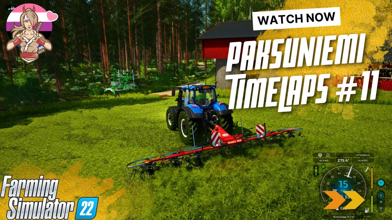Harvesting Canola And Making hay Bales! - Paksuniemi - Timelaps#11 ...