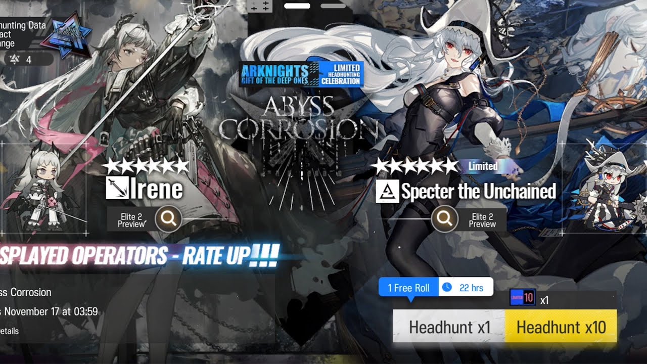 Arknights: Abyss Corrosion - Specter Alter Event Banner Summon (BIG ...