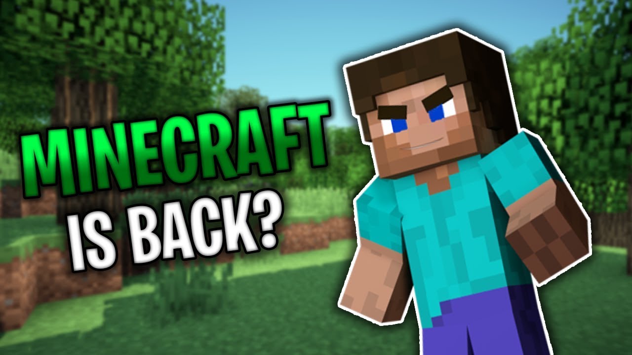 Minecraft is BACK!?!? (New Direction for the Channel) - YouTube
