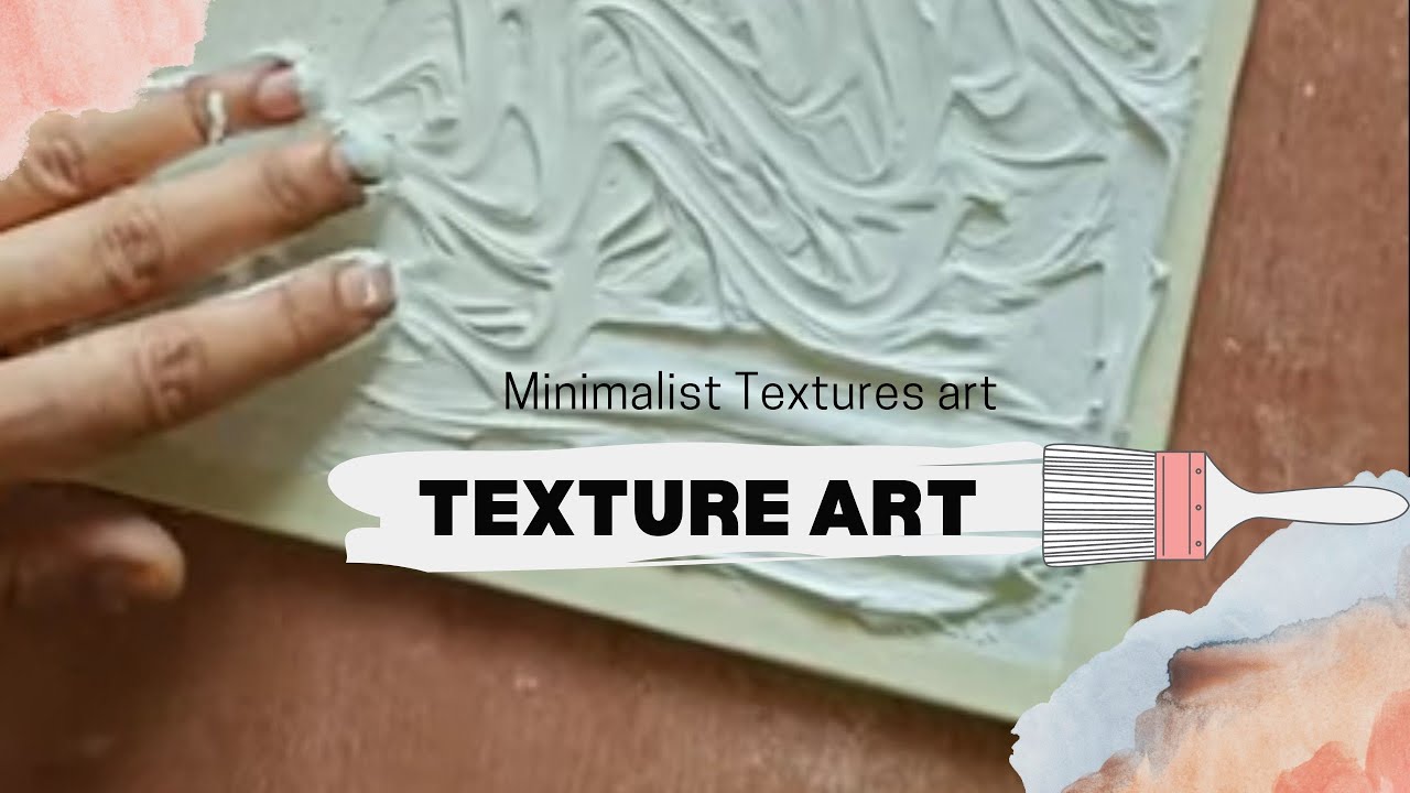 Minimalist Textures art on cardboard. How to create minimal texture art ...