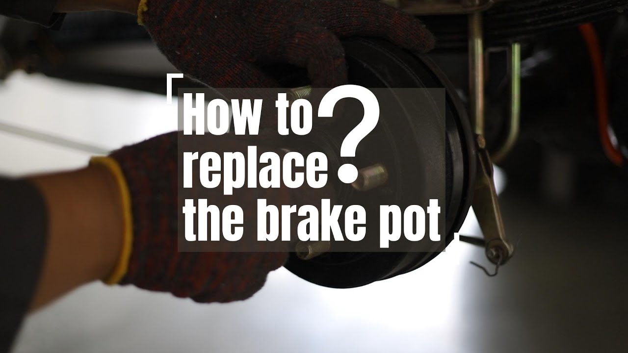 How to replace the brake pot - YouTube