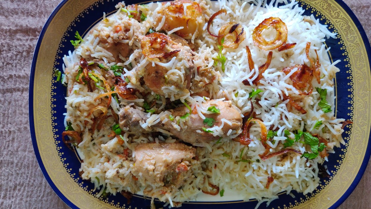 Chicken Cheese Biryani || Chicken cheese Biryani recipe - YouTube