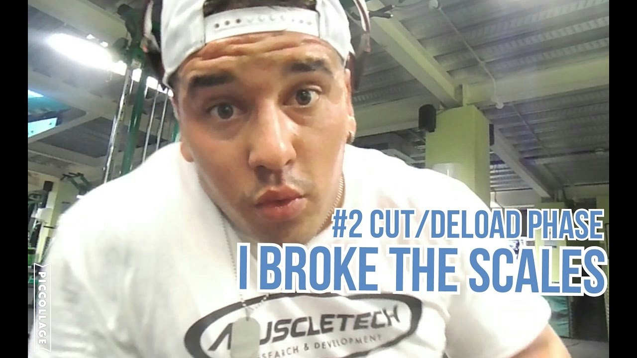 #2 CUT/DELOAD PHASE | I BROKE THE SCALES | SHOULDERS & TRI'S - YouTube