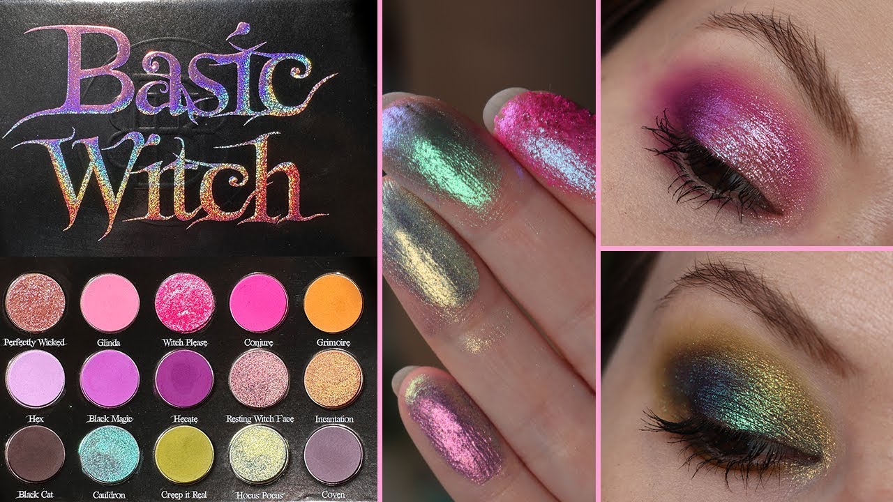 Bella Beaute Bar Basic Witch Palette | Swatches & 2 looks - YouTube