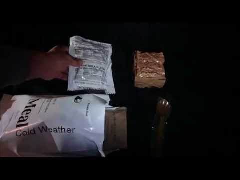 What`s inside a Winter Mre Menu No 9 - Meal Cold Weather - YouTube