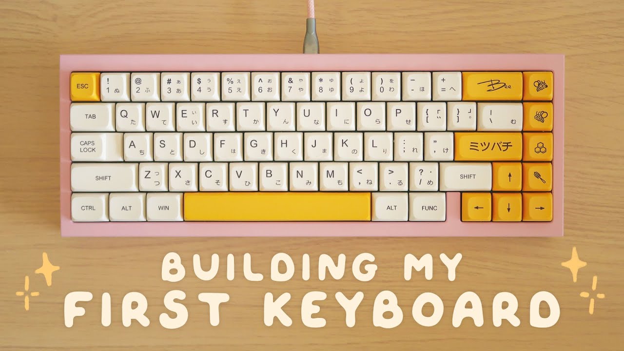 building my first mechanical keyboard during a hurricane vlog (pink ...
