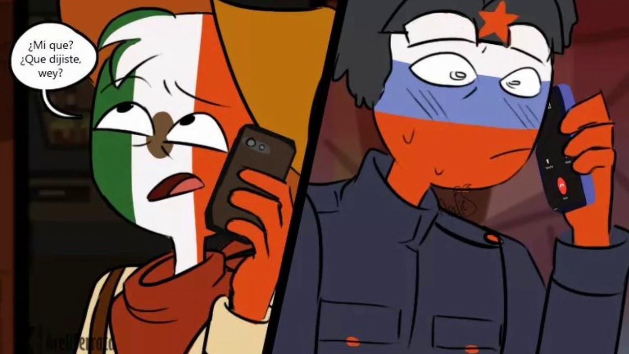 Cómic countryhumans /rusmex 🇷🇺 🇲🇽 fandub español /parte 2 - YouTube