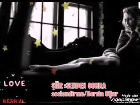 SENDEN SONRA (ŞİİR)  AHMET ŞAFAK