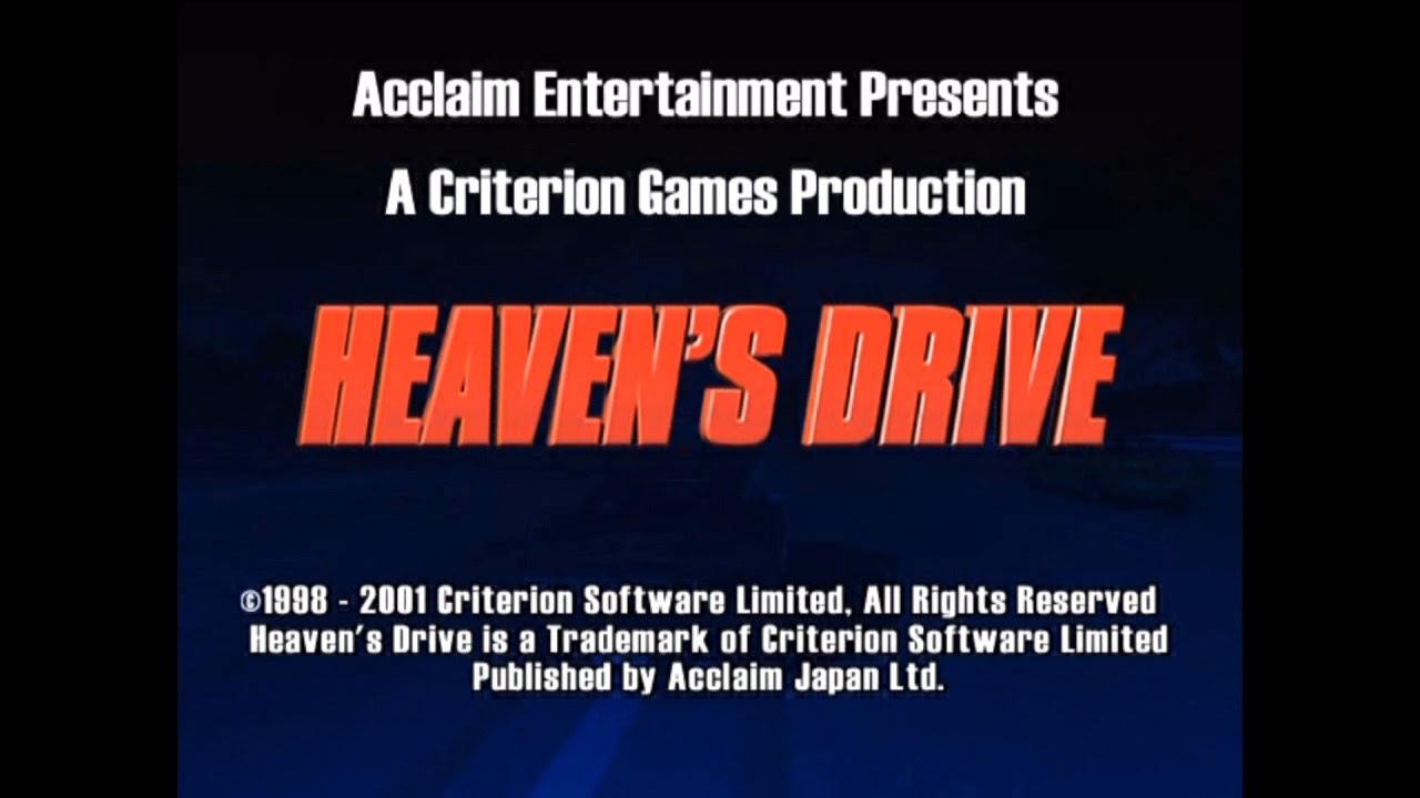 Heaven's Drive Gameplay (PS2) - Burnout 1 Prototype - YouTube