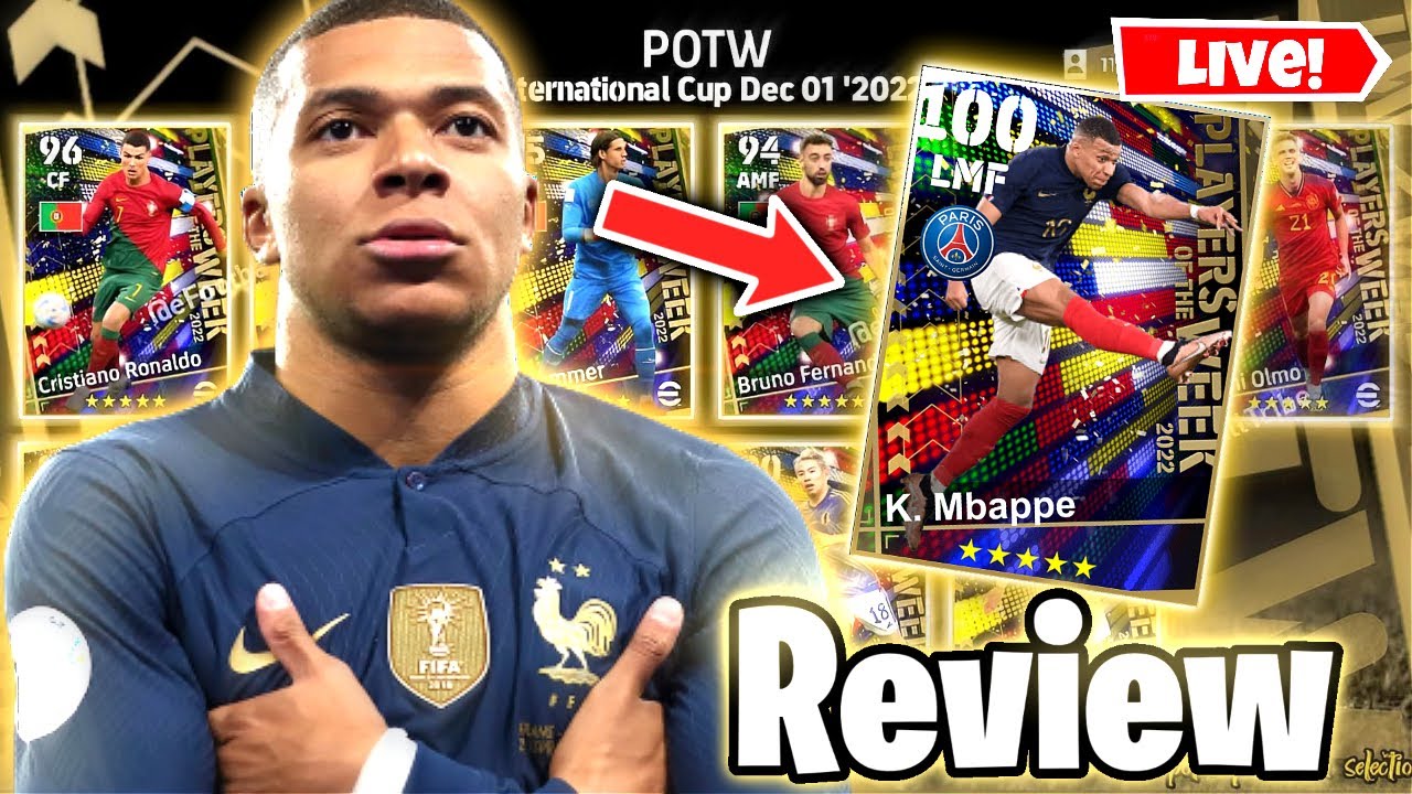 Efootball 2023 Mobile Live Rank Push | 100 Rated Mbappe Review | iVIC ...