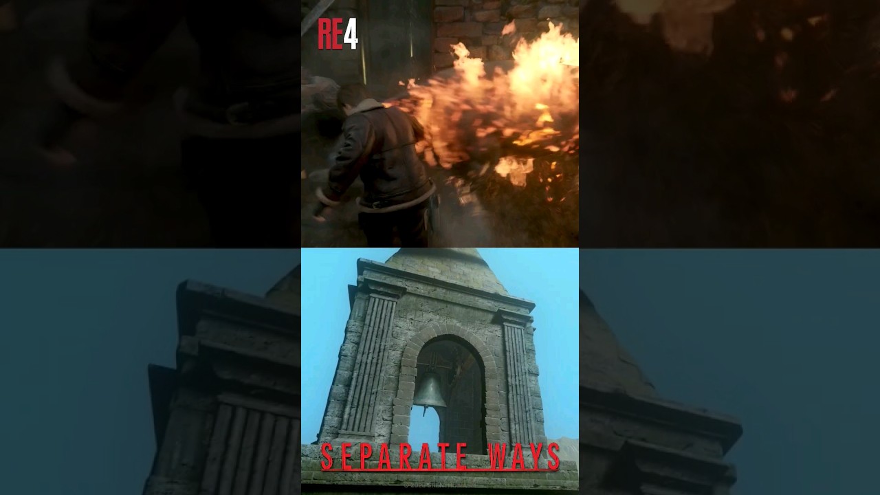 The Church Bell Timeline Cutscenes - RE4 Remake Separate Ways - YouTube