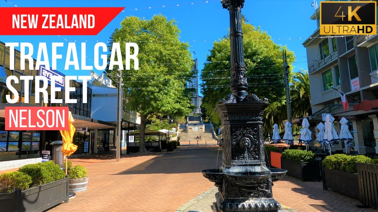 Trafalgar Street - Nelson, New Zealand | 4K Walking Tour - YouTube