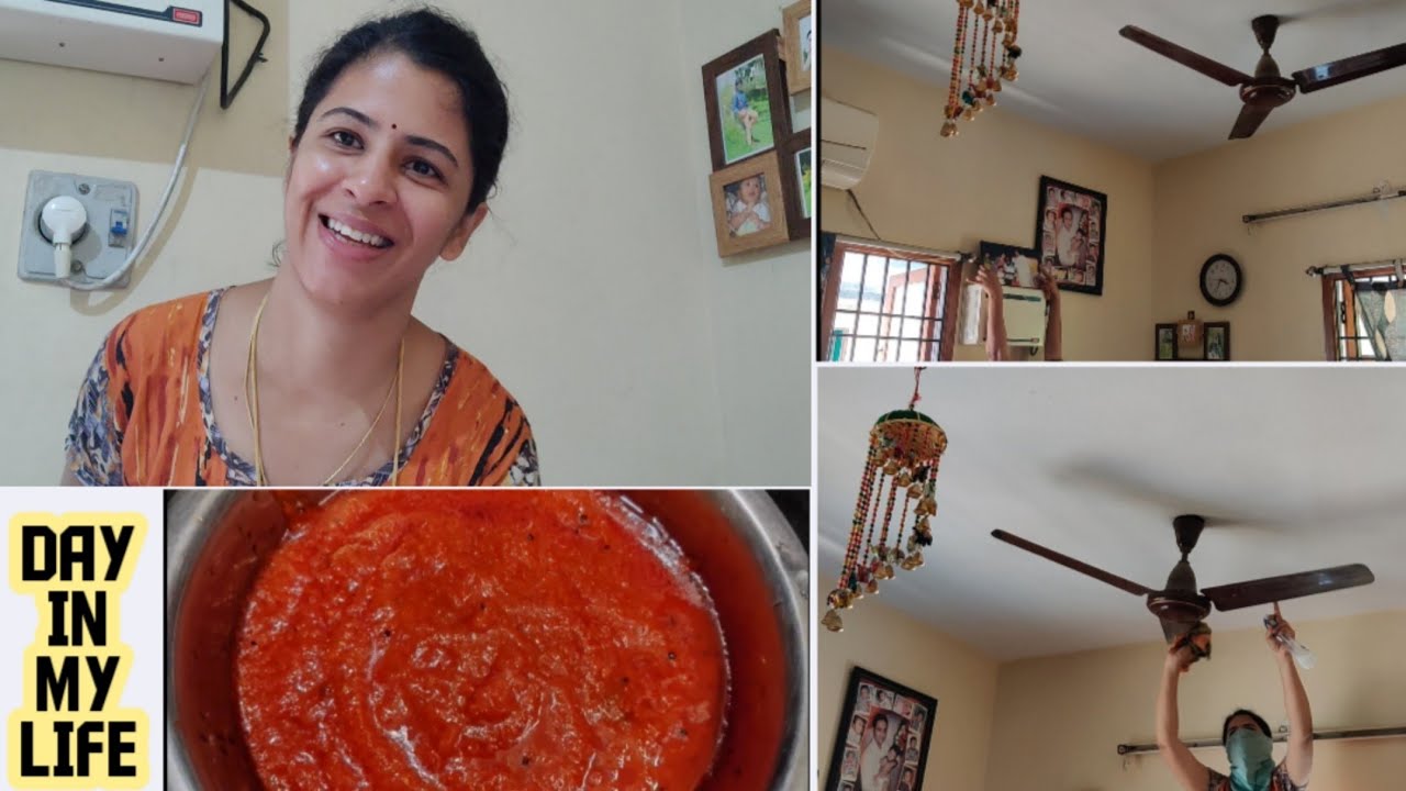 Morning to Night full day routine😊 | Tomato thokku | Cleaning my room ...