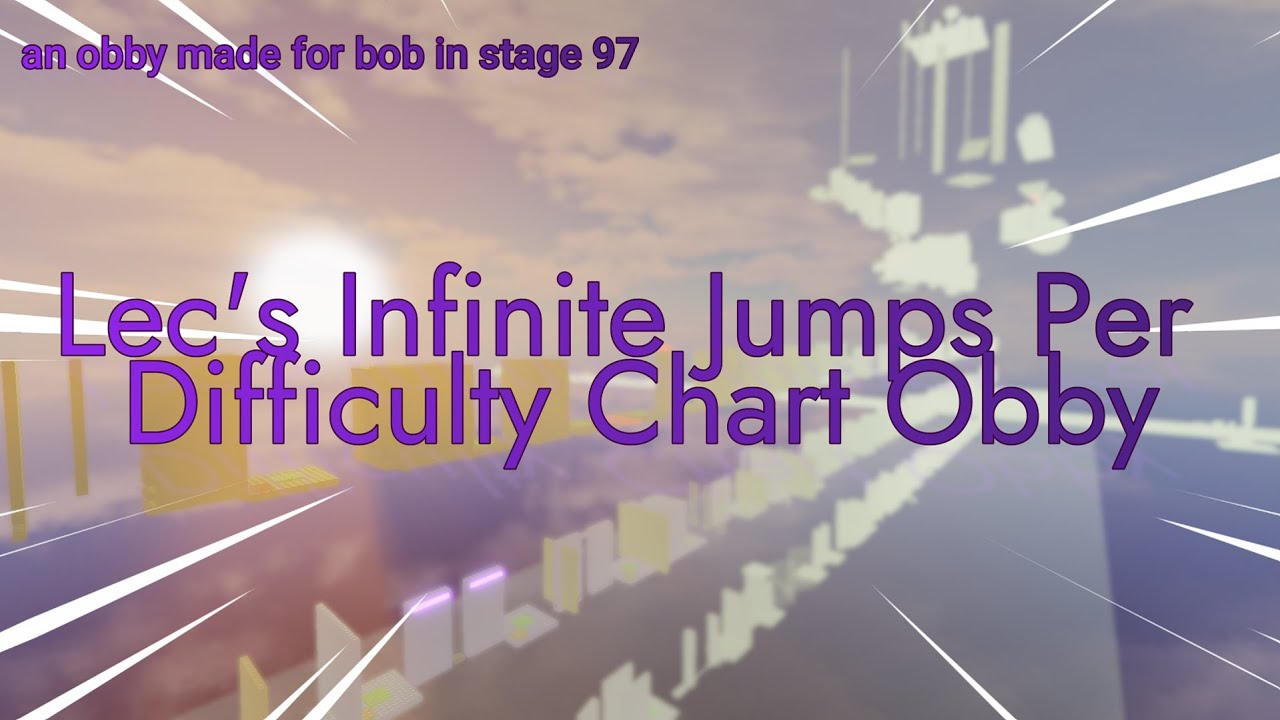 Lec's Infinite Jumps Per Difficulty Chart Obby - Obby Creator - YouTube