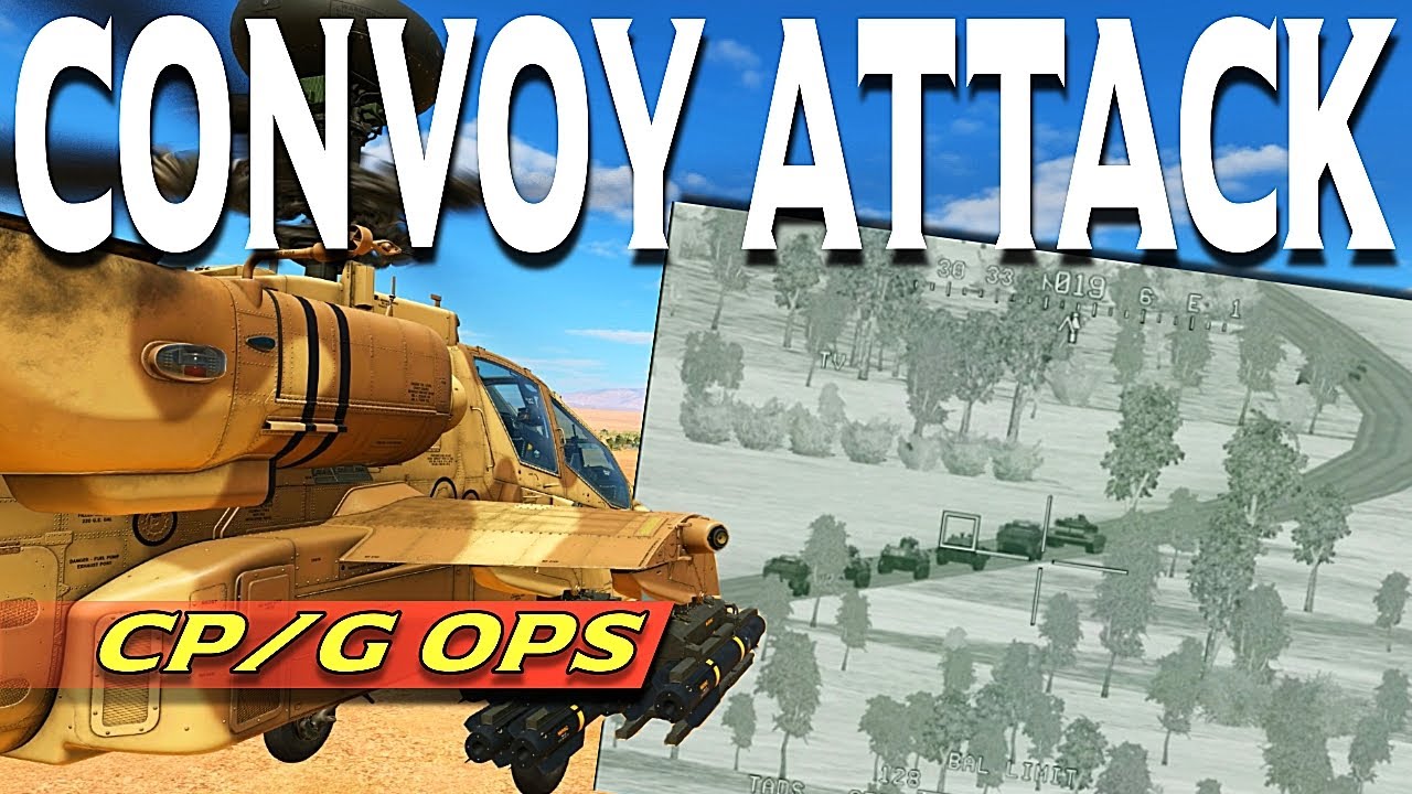 AH-64D Apache Co-Op Convoy Attack! | DCS World Multiplayer Combat - YouTube