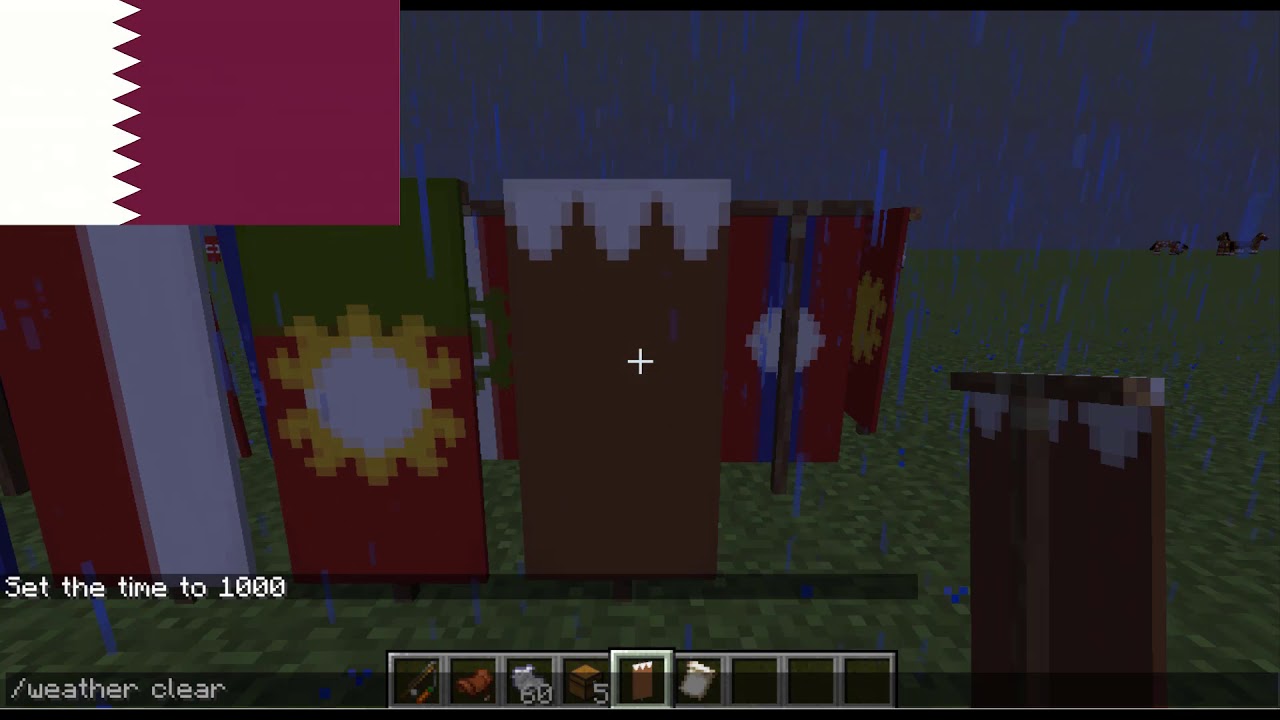 Minecraft Flag Banner Tutorial: Qatar - SRPFC - YouTube