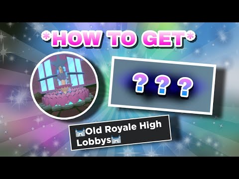 HOW TO GET CORRUPT HALO 2018 IN OLD ROYALE HIGH LOBBYS... | ORHL TIPS ...