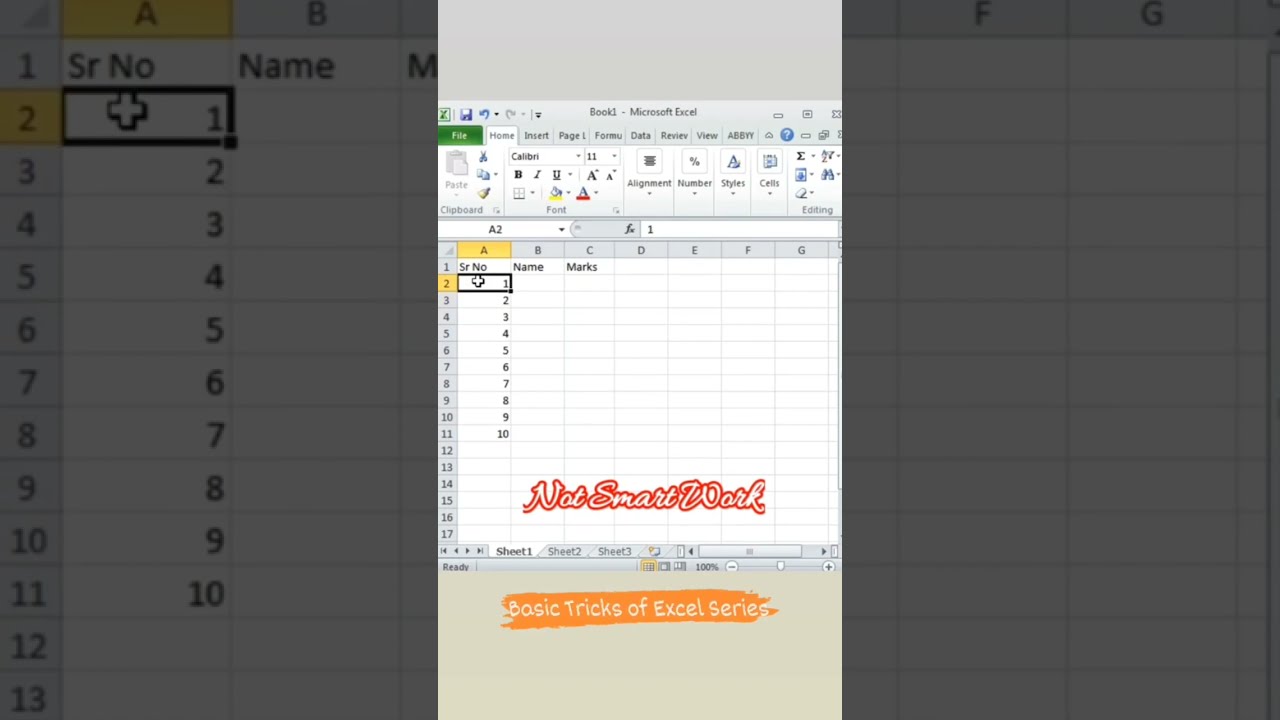 Fill Series In Excel YouTube Fill Series In Excel YouTube
