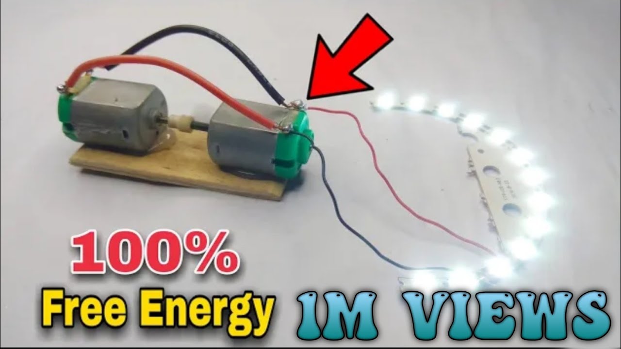 100% Free Energy mini generator | How to make mini generator | Mini ...