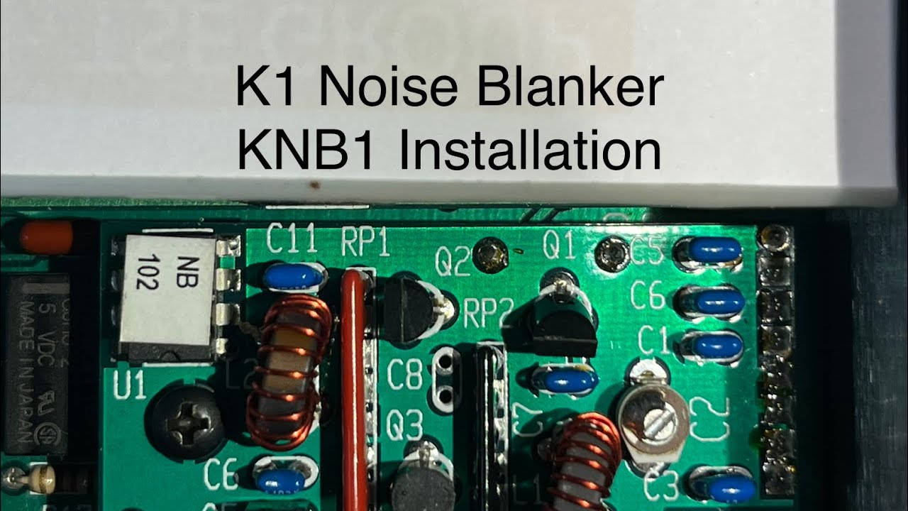 Let’s install a K1 Noise Blanker! - YouTube